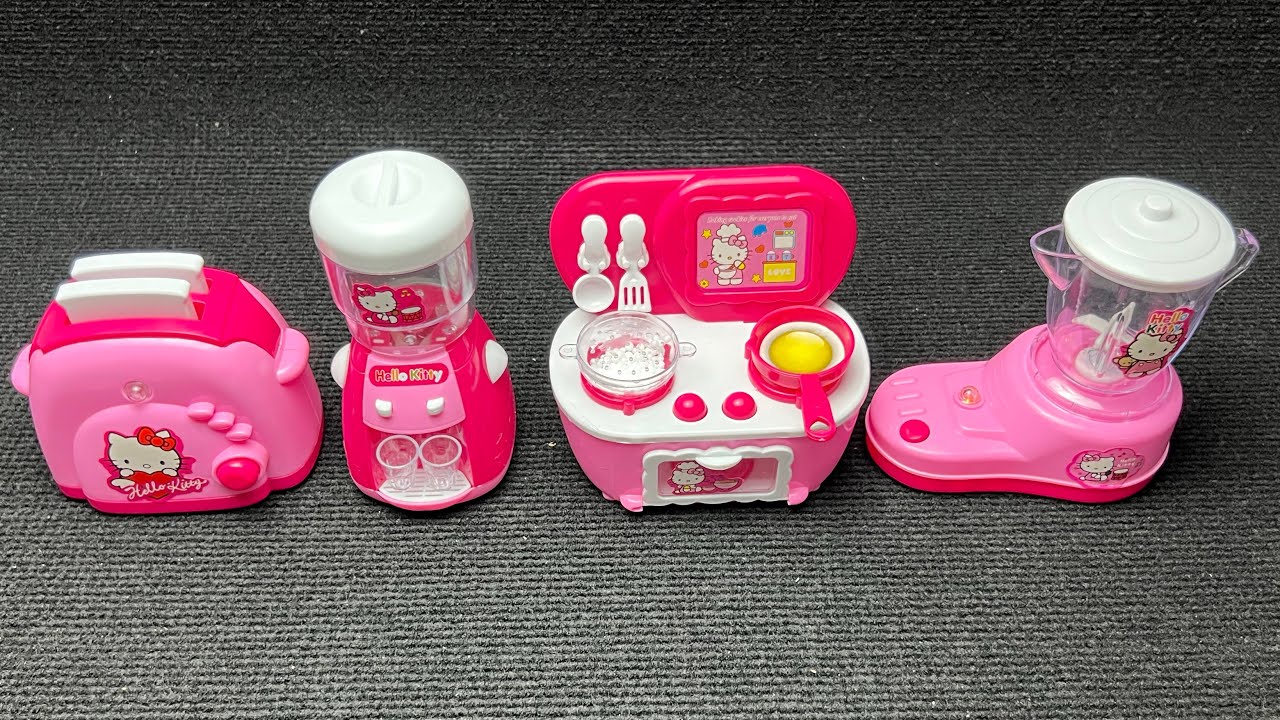5 Minutes Satisfying With Unboxing Hello Kitty Pink Household Kitchen ...