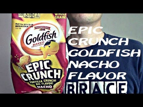 Epic Crunch Nacho Goldfish Crackers | Spicochist Reviews - YouTube