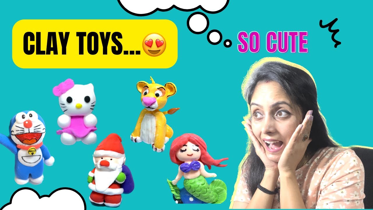 How to Make Clay Toys😱| Easy| DIY Miniature Clay Art | Shree Craft ...