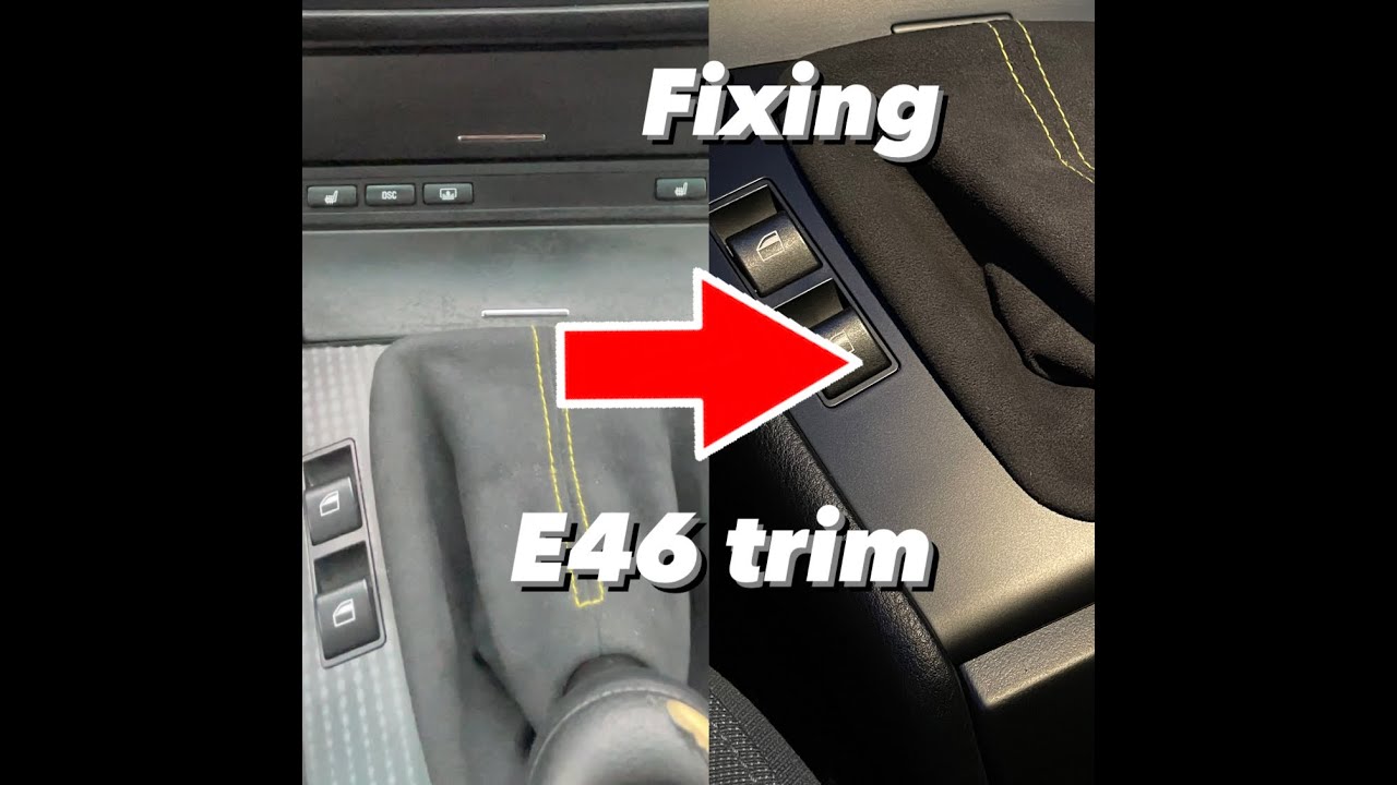 Fixing e46 plastic interior trim - YouTube