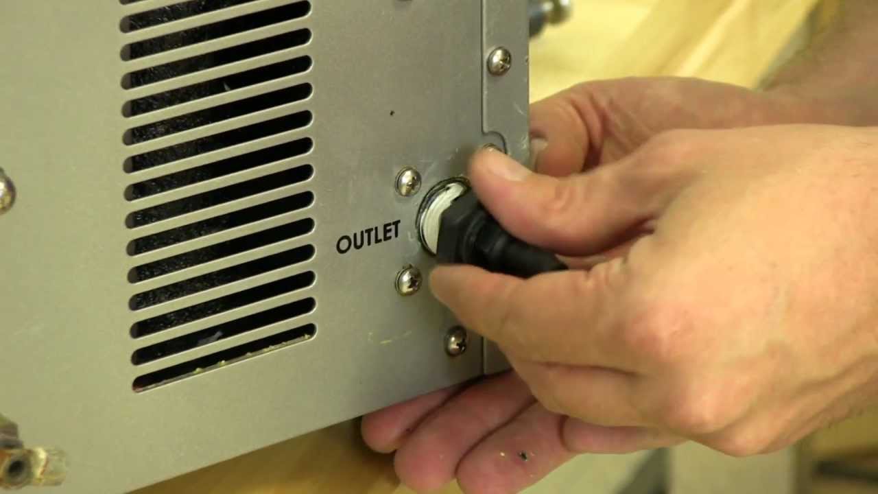 The PolyScience Rotary Vacuum Evaporator: Chiller Connections (3 of 6 ...