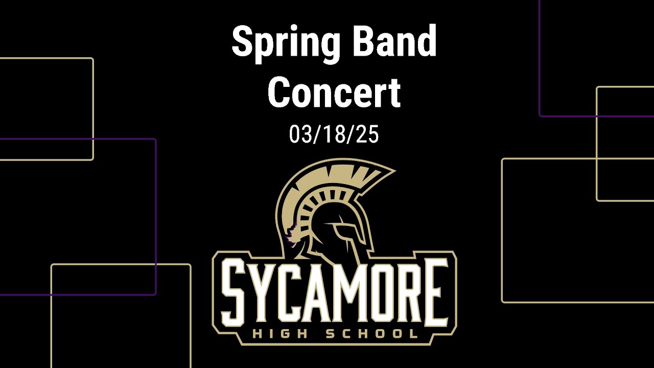 Sycamore High School Spring Band Concert - YouTube