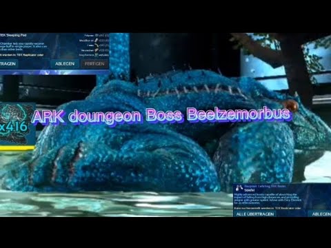 ARK mobile doungeon Boss Kampf Beelzemorbus Boss - YouTube