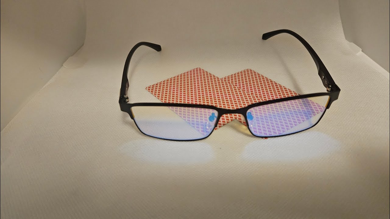 Transparent IR sunglasses for Marked Cards - YouTube