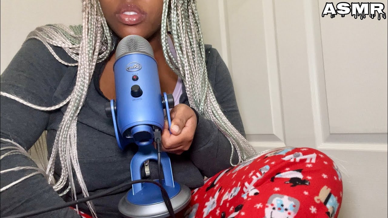 ASMR: ~ Decided to do Mic Nibbles & Mouth sounds in my laundry room idk ...
