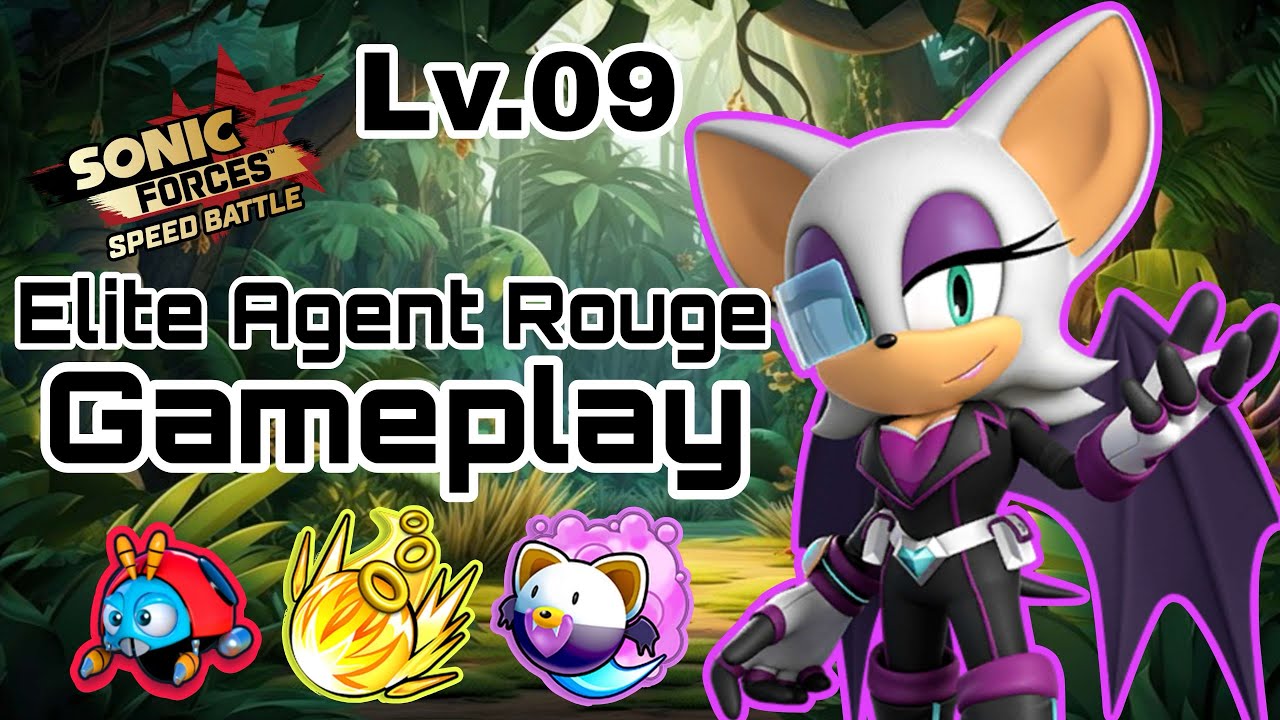 Sonic Forces Speed Battle - Elite Agent Rouge - Gameplay - YouTube