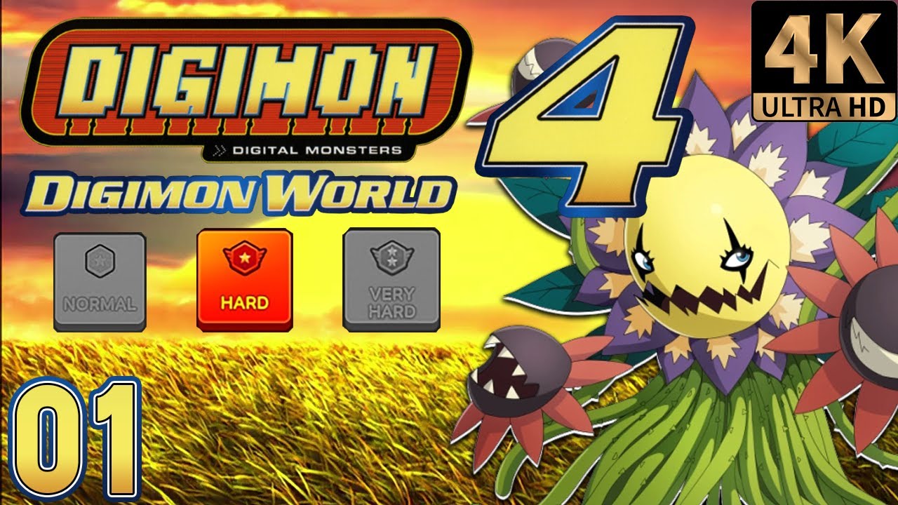 Digimon World 4 HD HARD MODE (4 Players) Part 1: Battlin Blosso - YouTube