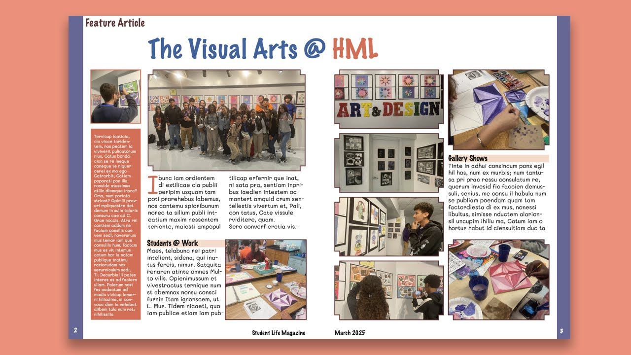 Design a Professional Magazine Spread using Adobe InDesign | Student ...