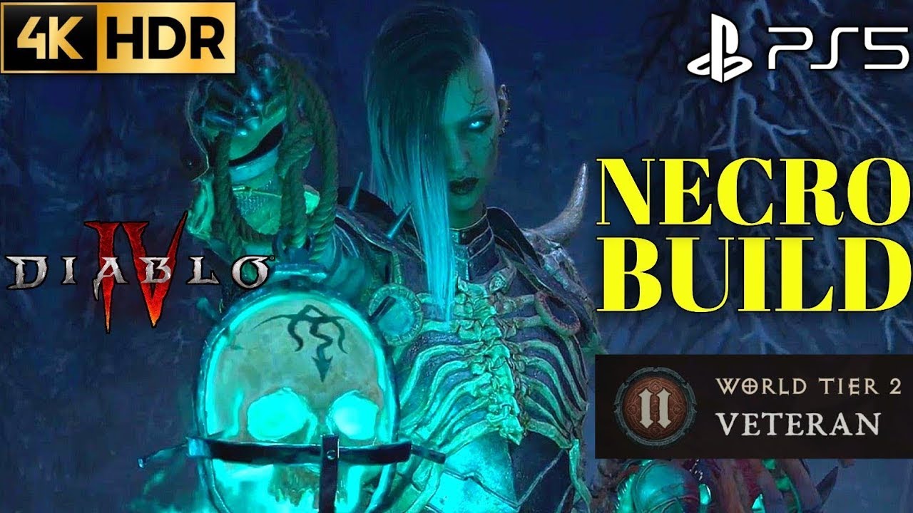 PS5 Diablo 4 Necro Gameplay Part 1 | Diablo 4 Necromancer Build | D4 ...