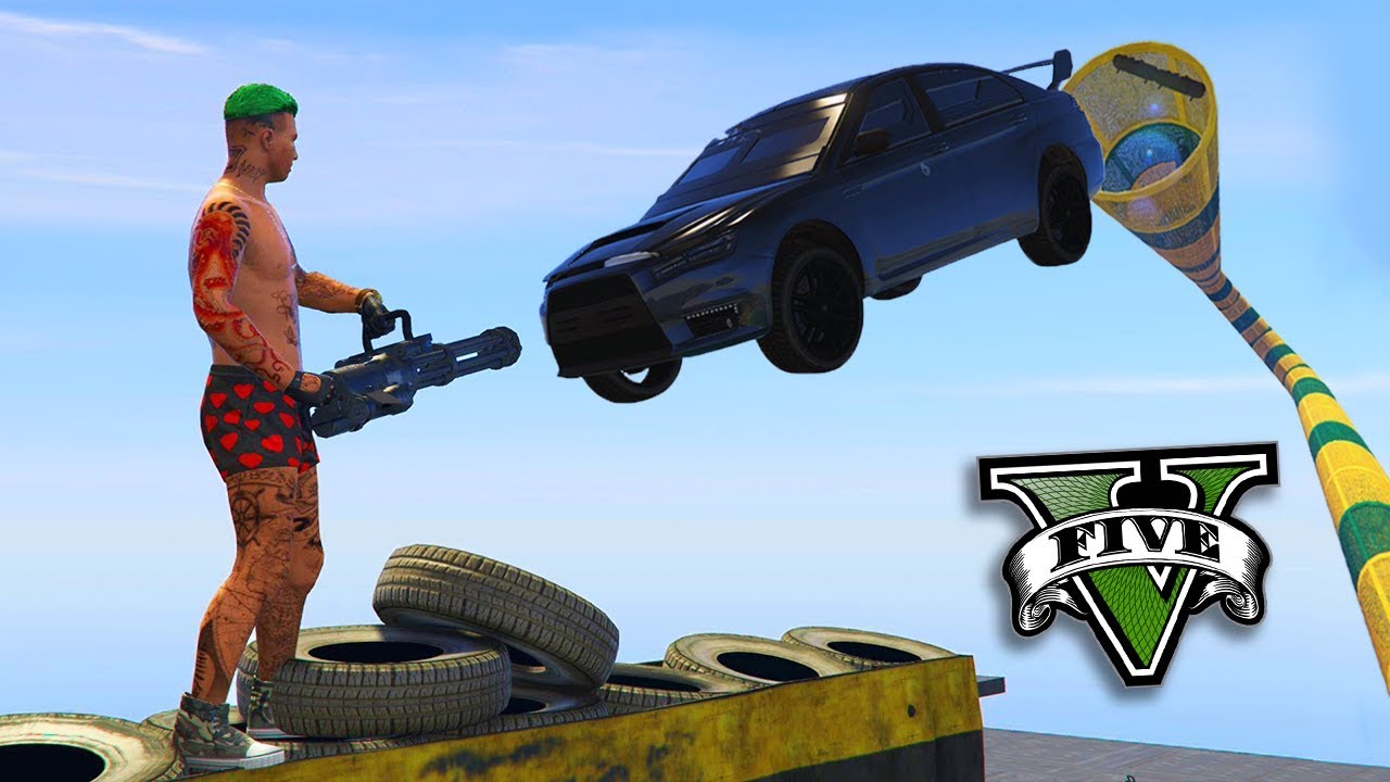 GTA V Online: MINIGUN vs MEGA TUBO - PARTIDA INCRÍVEL!!! - YouTube
