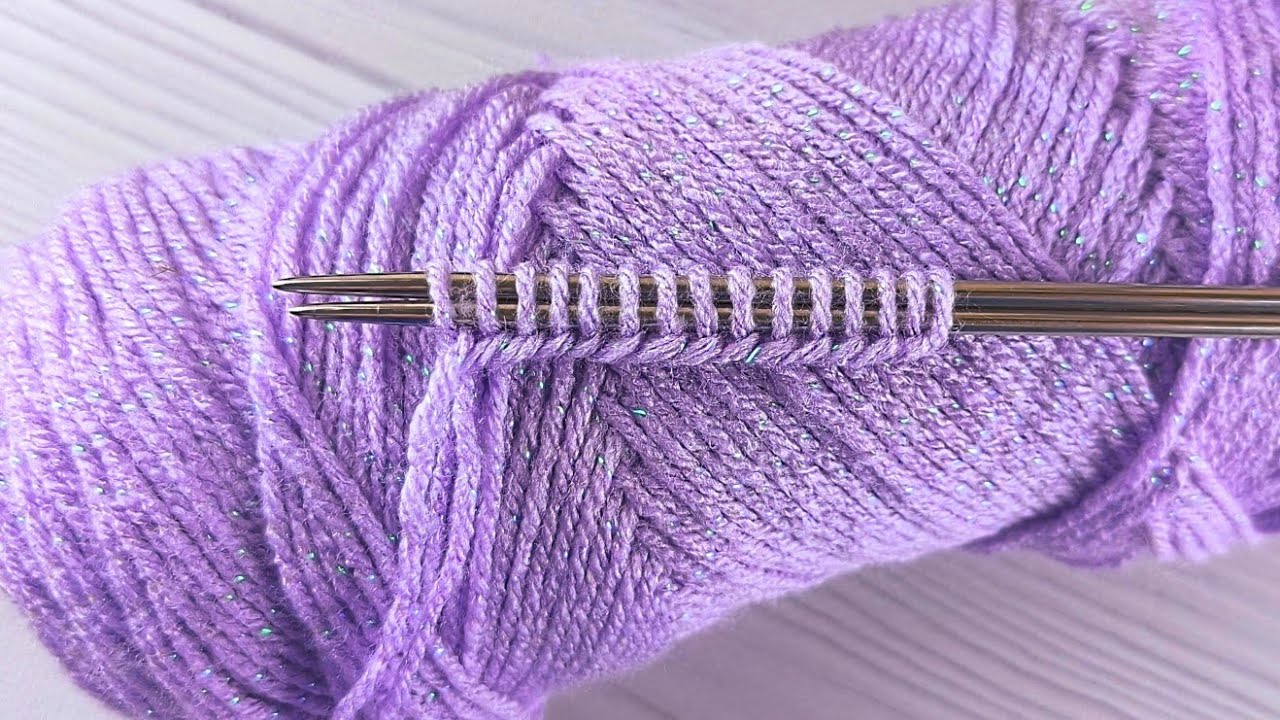 Look How Beautiful Knitting Pattern Stitch! The result will surprise you! Easy Knitting Tutorial ...