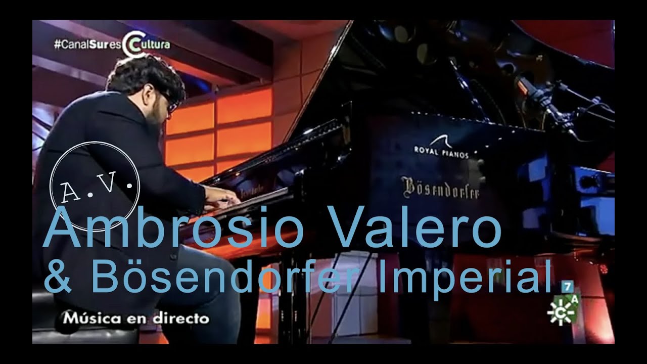 Ambrosio Valero · Bösendorfer Imperial 290 in television - YouTube