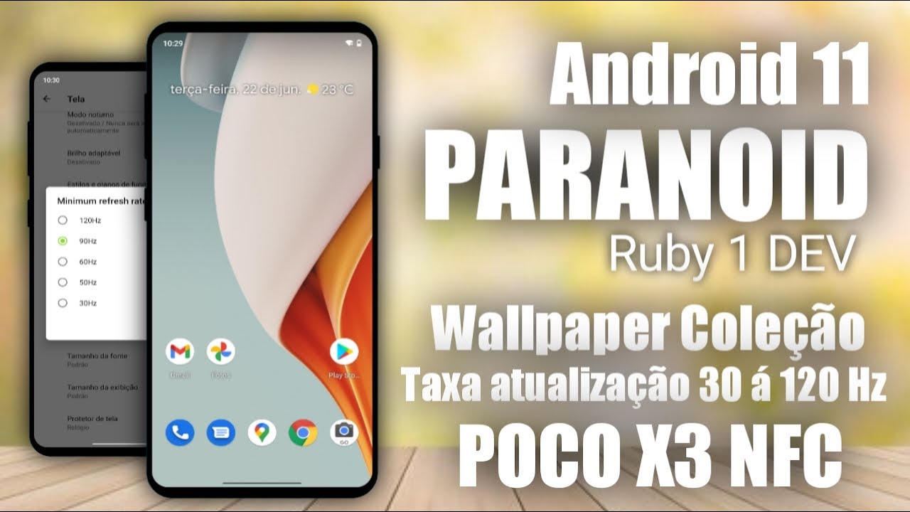 Paranoid Android 11 Ruby 1 DEV | 30 á120 Hz | POCO X3 NFC Review e ...