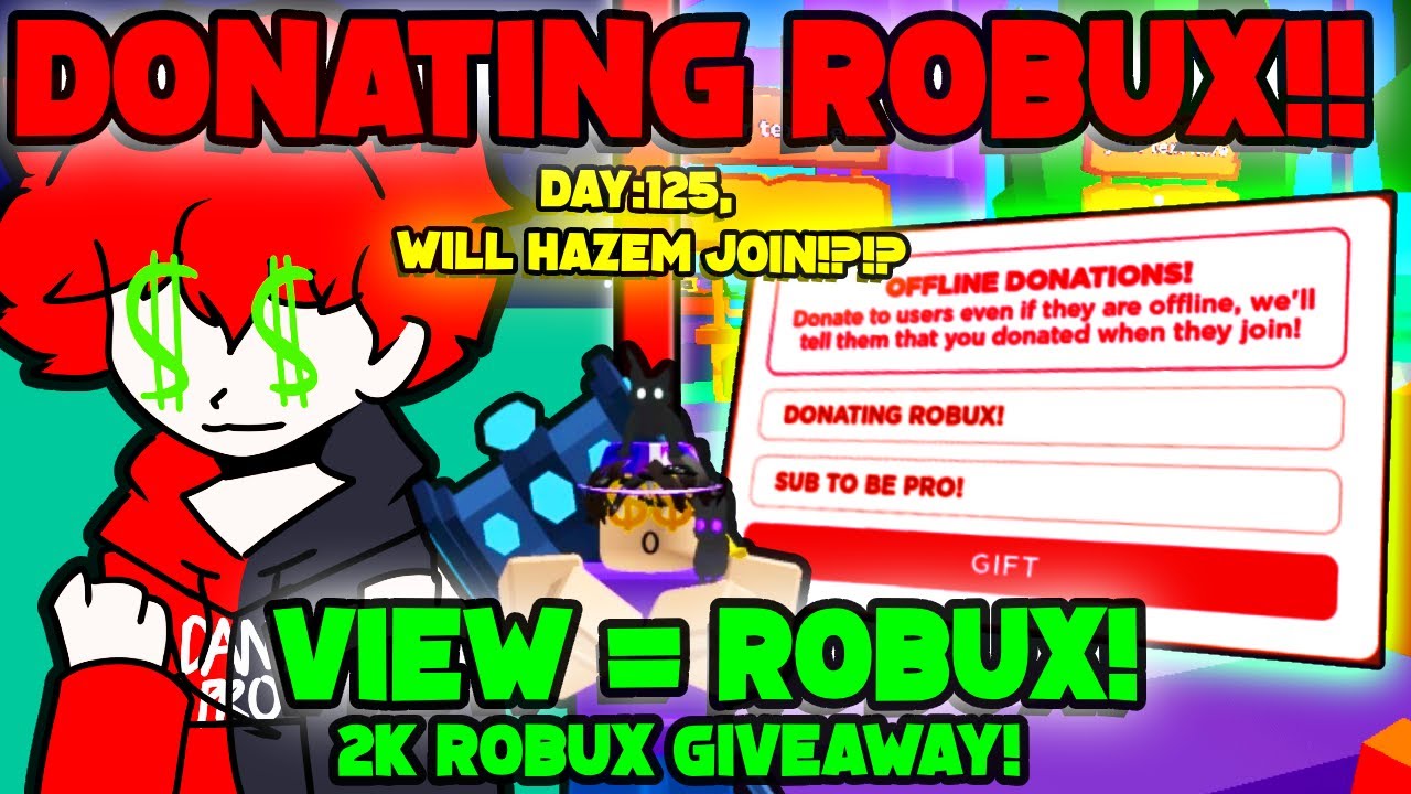 🤑Donating ROBUX To Viewers! |💲2K ROBUX GIVEAWAY | 💸PLS DONATE LIVE! |🔥 ...