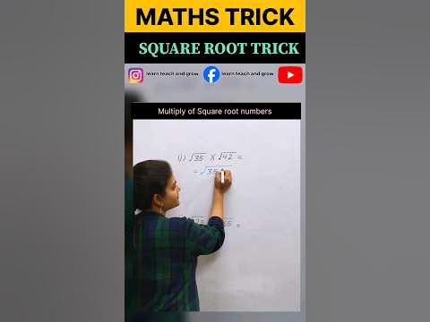 MULTIPLICATION OF SQUARE ROOTS NUMBER | HOW TO MULTIPLY SQUARE ROOT NUMBERS #shorts #maths - YouTube