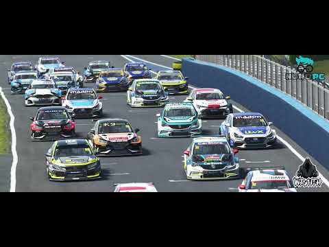 BTCC Knockhill 2024 - Rfactor 2 Sprint Race - YouTube