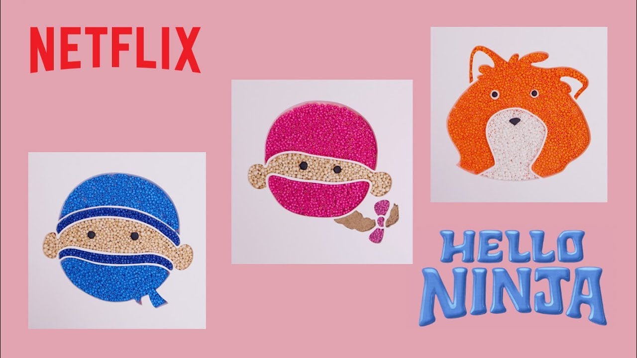 Colors & Beads Play 🎨 Hello Ninja | Netflix Jr - YouTube