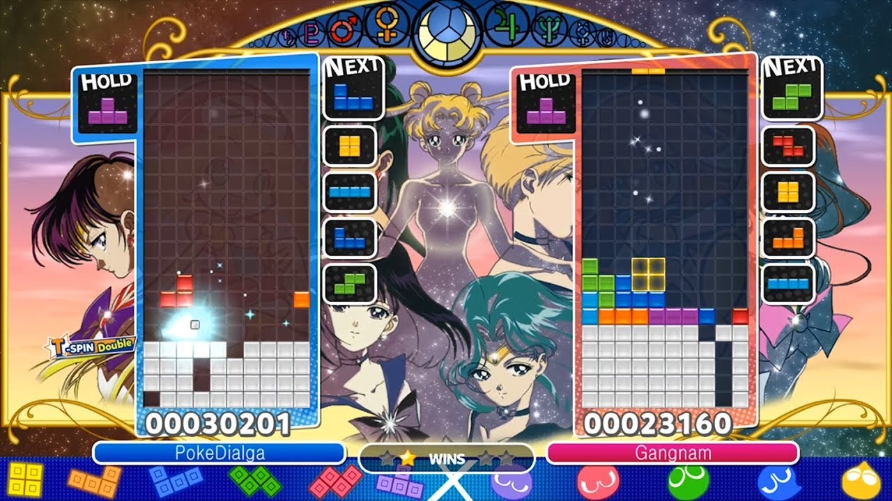 『PuYo vs Tetris』 Gangnam vs PokeDialga Sailor Moon Skin 세일러문 bd 출시 기념 ...