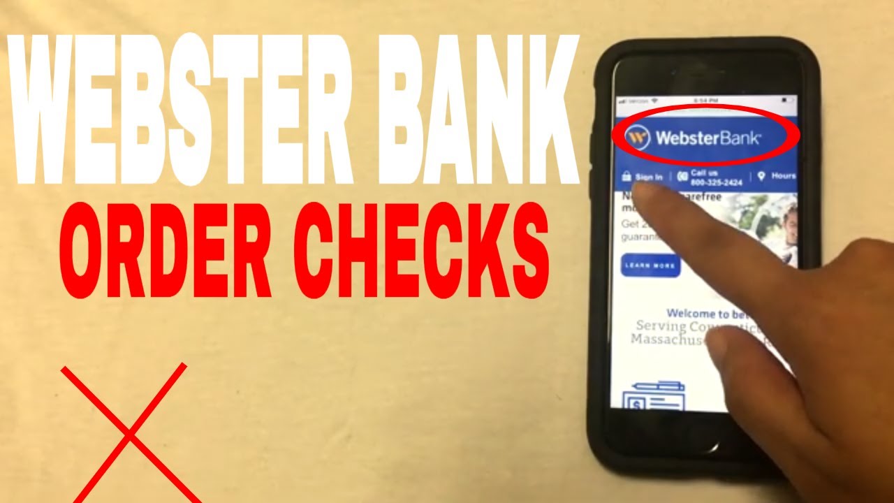 3 Ways To Order Webster Bank Replacement Checks 🔴 - YouTube