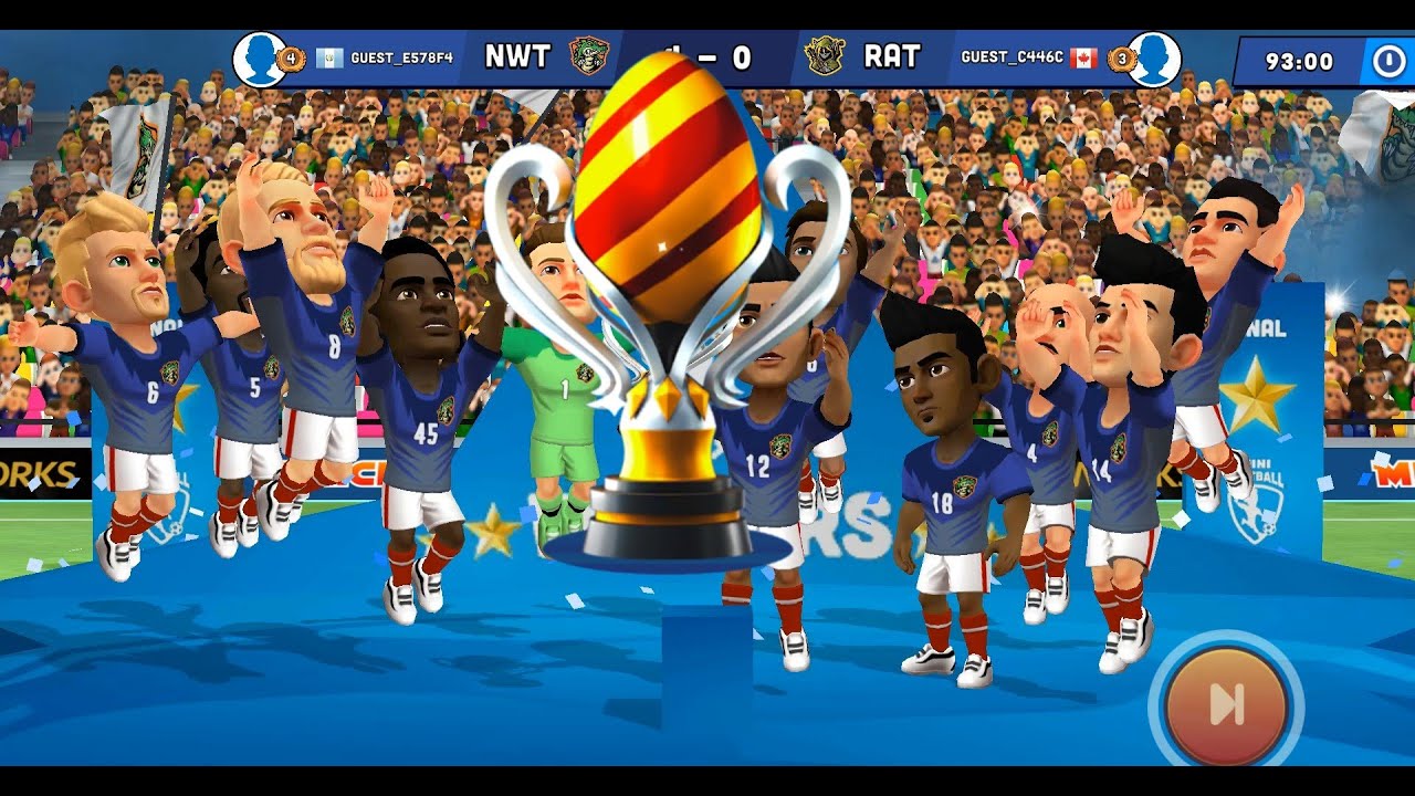 GAMEPLAY Ganando primera copa mini Football Android ⚽⚽💥🎮 - YouTube