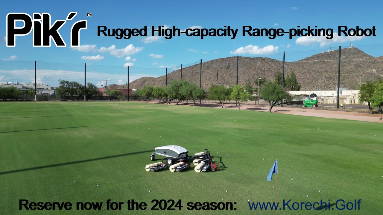 Pik'r - Rugged High-capacity Golf Range Picking Robot - Reserve Now ...