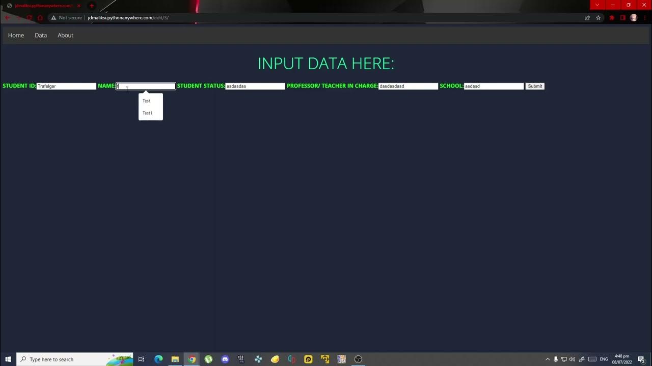 FINALS PYTHONANYWHERE - YouTube