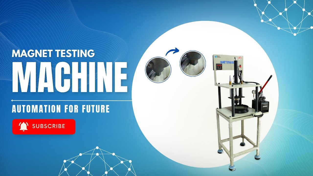 MAGNET TESTING MACHINE | INFINITY TECHNOLOGY | SPM | AUTOMATION - YouTube