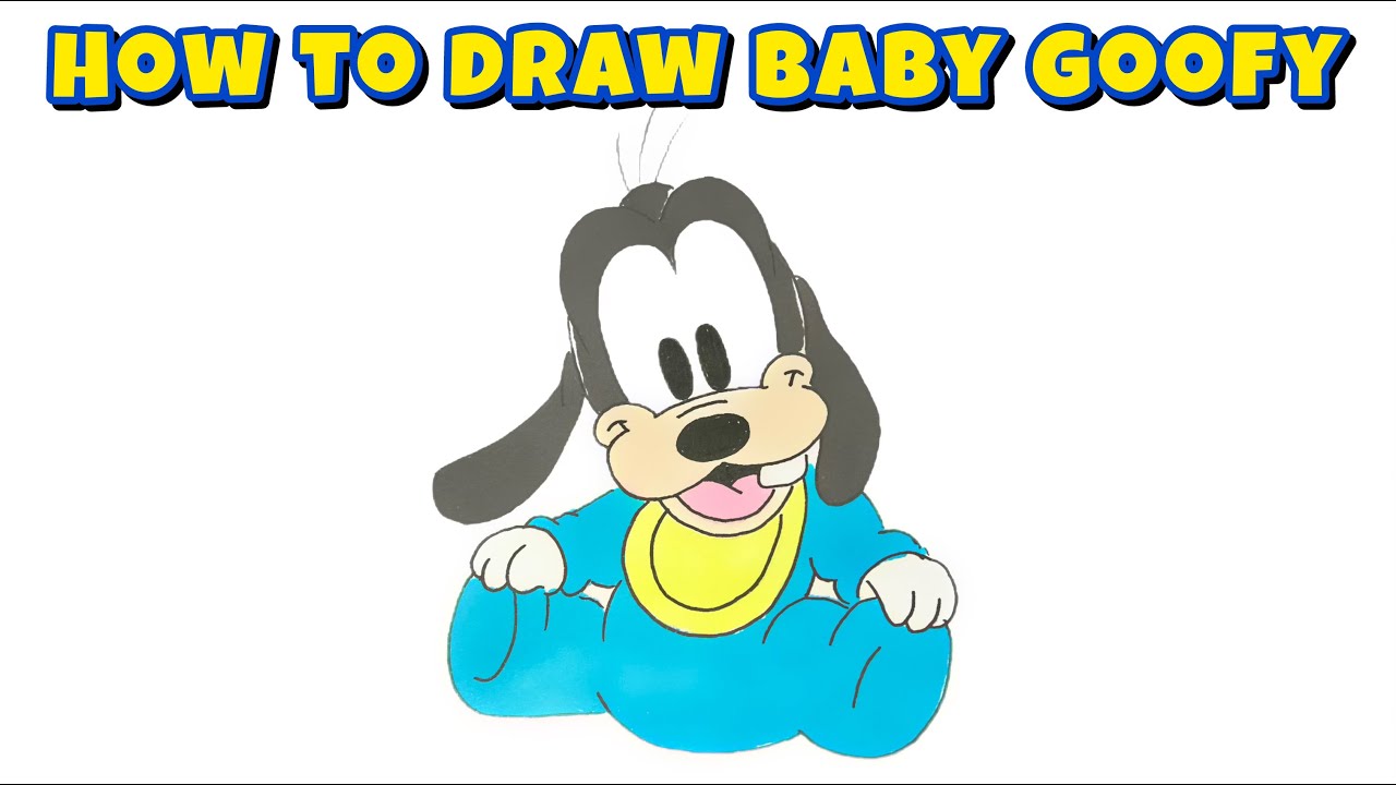 How to Draw Baby Goofy in Minutes – Disney Babies Drawing Tutorial ...