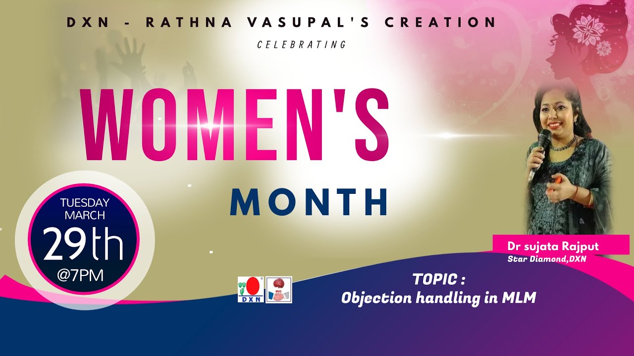 Objection handling in MLM | Dr sujata Rajput - SD | DXN RVC - YouTube