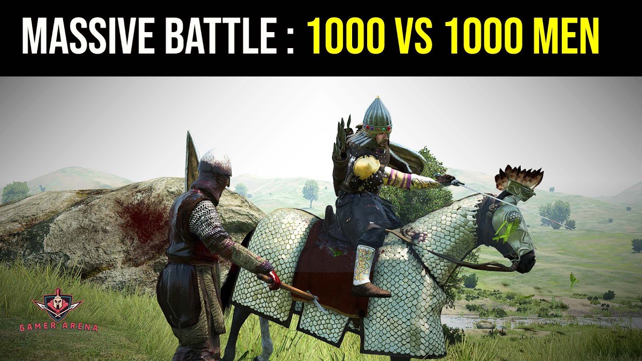 Massive Battle: 1000 vs 1000 Men ⚔️ - YouTube