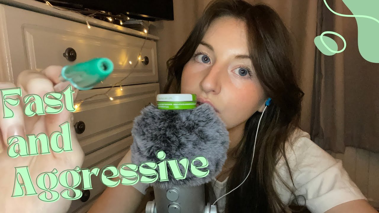 ASMR Fast and aggressive (green triggers only) 🥝 - YouTube