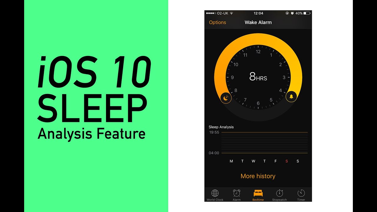 How To Use iOS Sleep Analysis Feature - YouTube