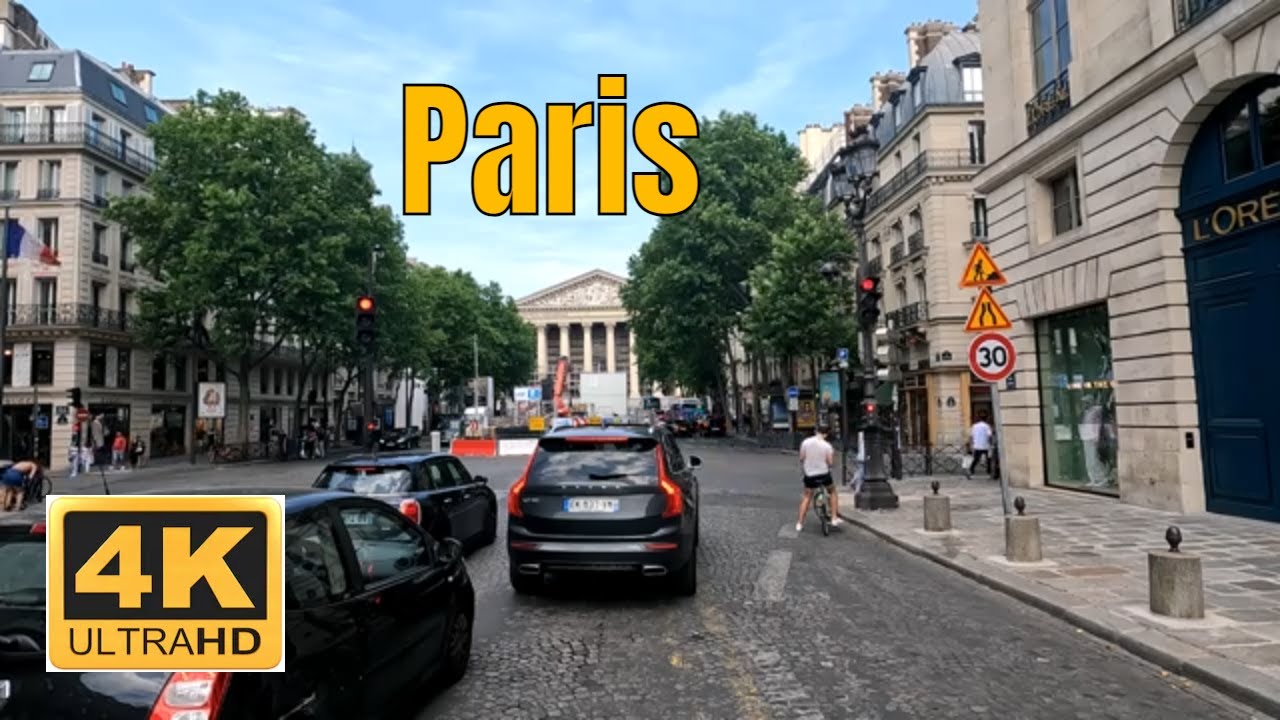 Ville de Paris 4k - Driving- French region - YouTube