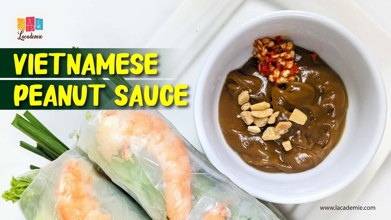 Vietnamese Peanut Sauce Recipe (Sốt Đậu Phộng) - YouTube