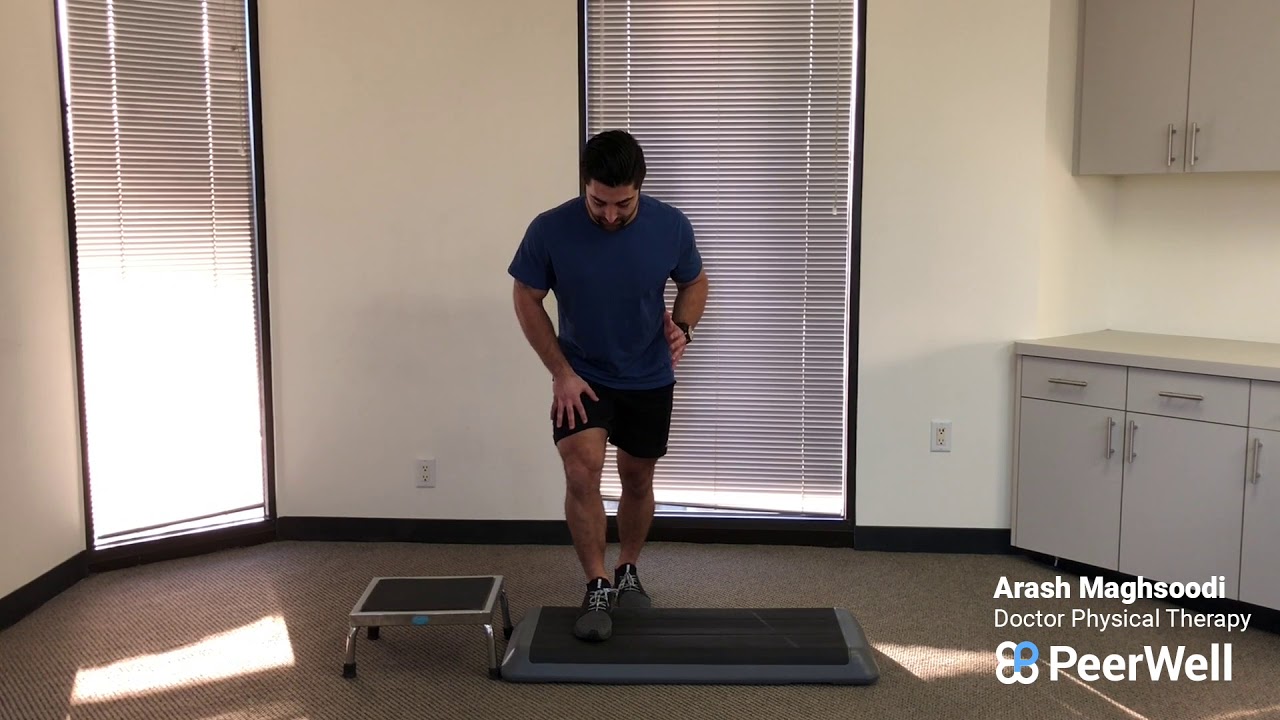 Step Up Exercise - YouTube