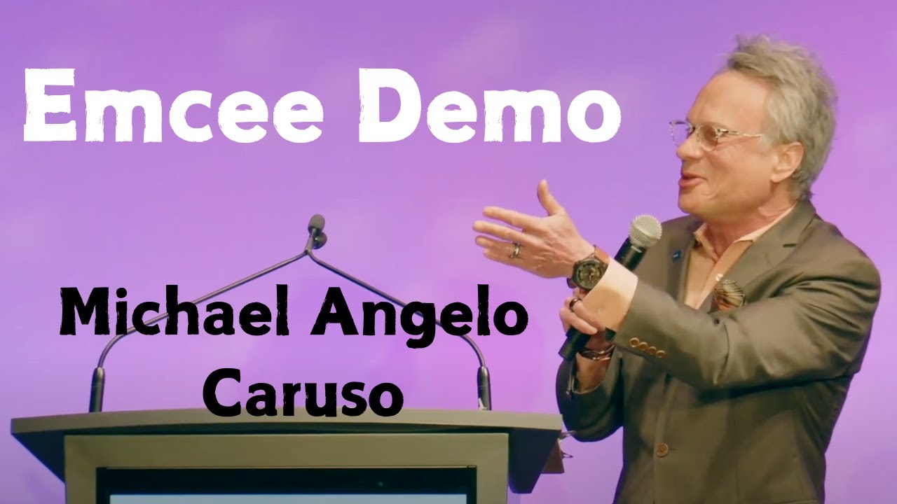 Emcee work | Michael Angelo Caruso | Leadership conference in Michigan ...