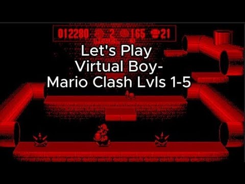 Let's Play Virtual Boy! - Mario Clash First 5 Levels #letsplay # ...