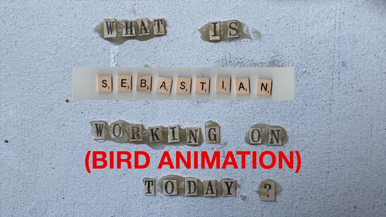 What is Seb Working on Today? 2/5/25 - BIRD ANIMATION - YouTube