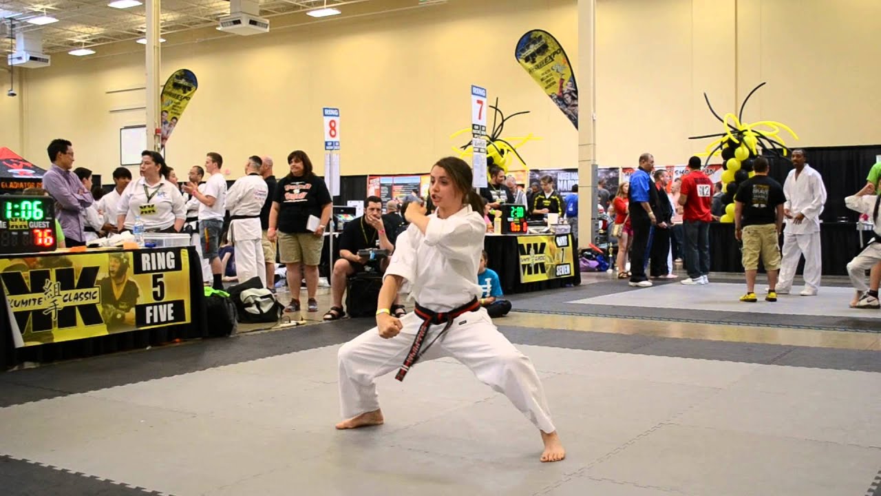 Alexandra Seefeldt - Traditional Form - Kumite Classic 2014 - YouTube