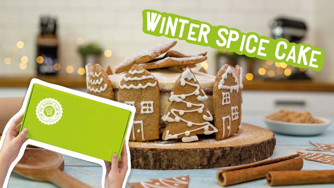 Winter Spice Cake - Bakedin's December 2020 Baking Club box - YouTube