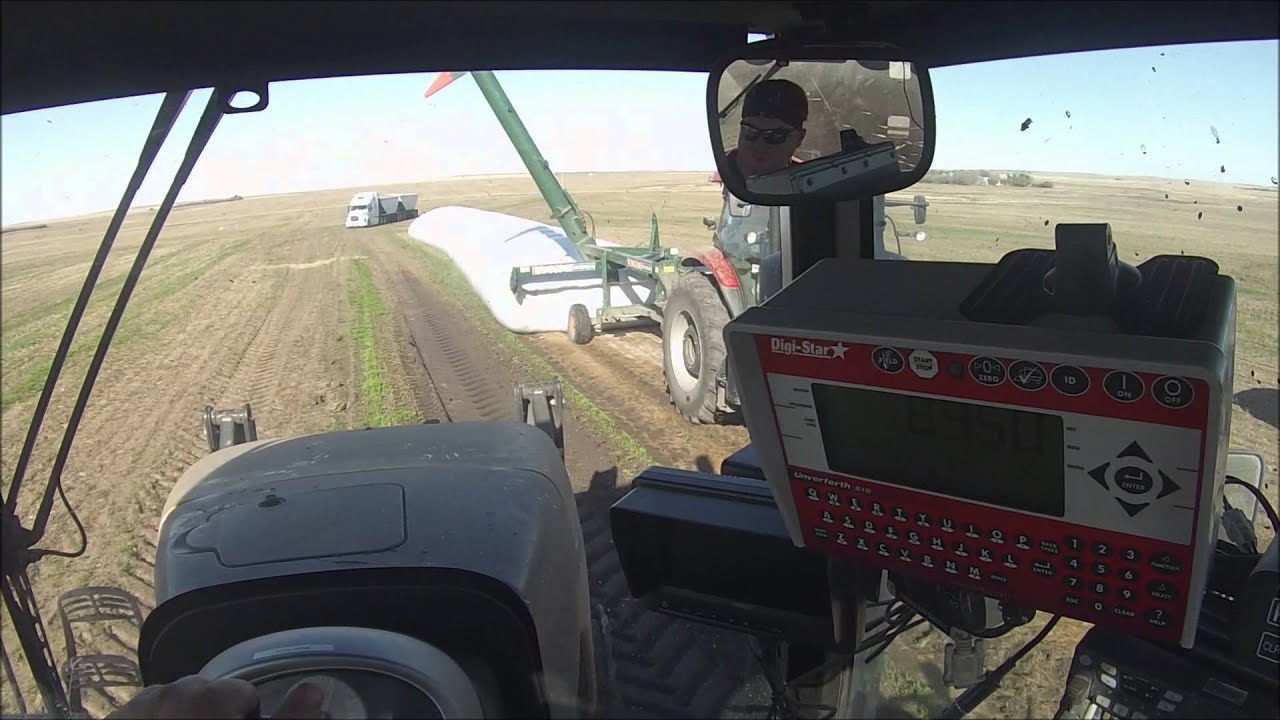 Cart duties on the Cat Challenger MT875C - YouTube