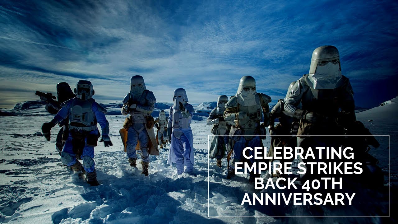 Celebrating Empire Strikes Back! Showing off Snowtrooper Costume. - YouTube