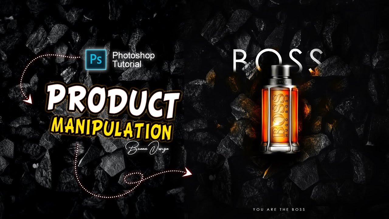Creative Perfume Product Manipulation Design Tutorial in Photoshop ...