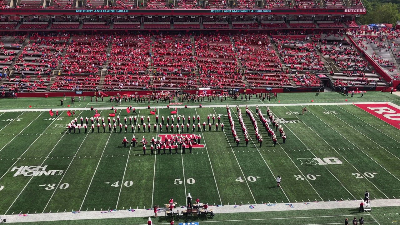 Rutgers Marching Band Halftime Show Sept 22, 2018 - YouTube