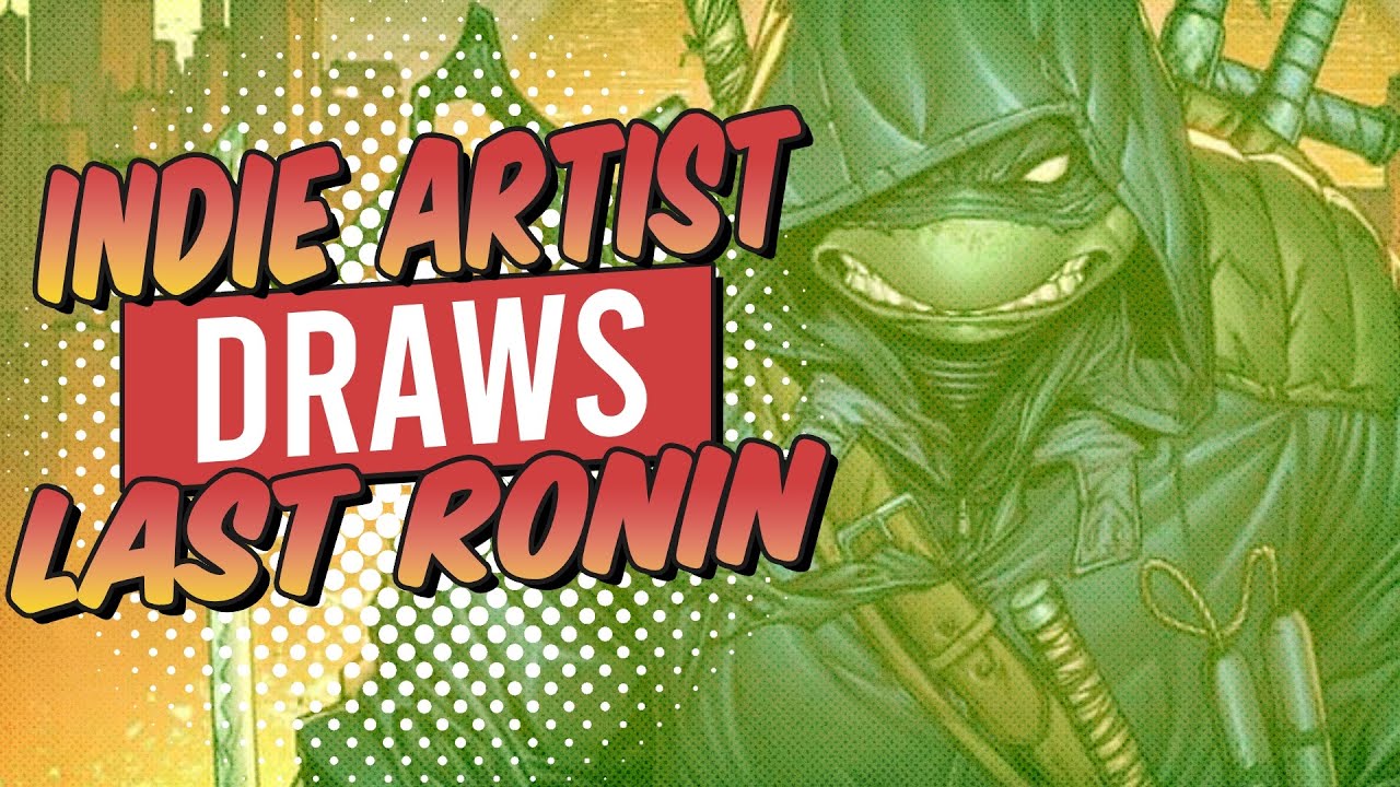 Drawing Last Ronin from TMNT IDW Publishing - YouTube