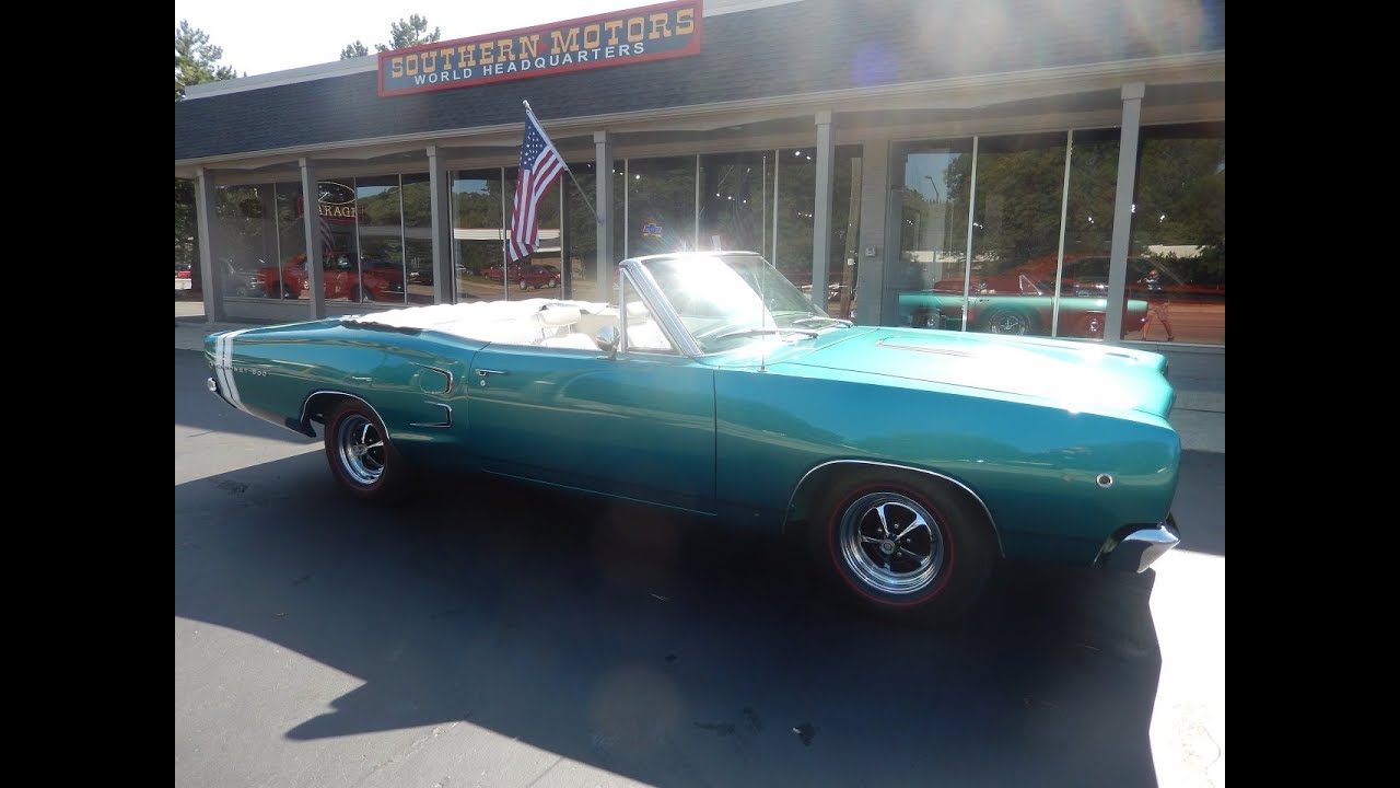 1968 Dodge Coronet 500 Convertible $41,900.00 - YouTube