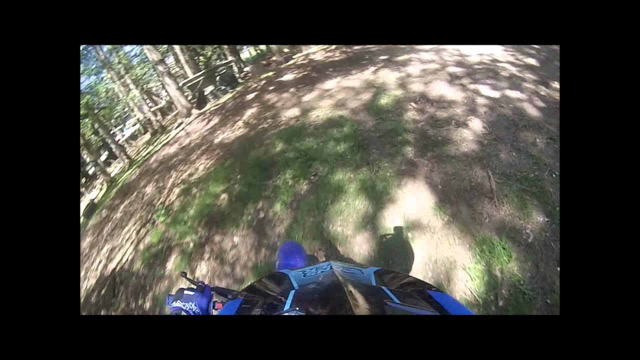 Riding My TTR 125 In My Backyard - YouTube