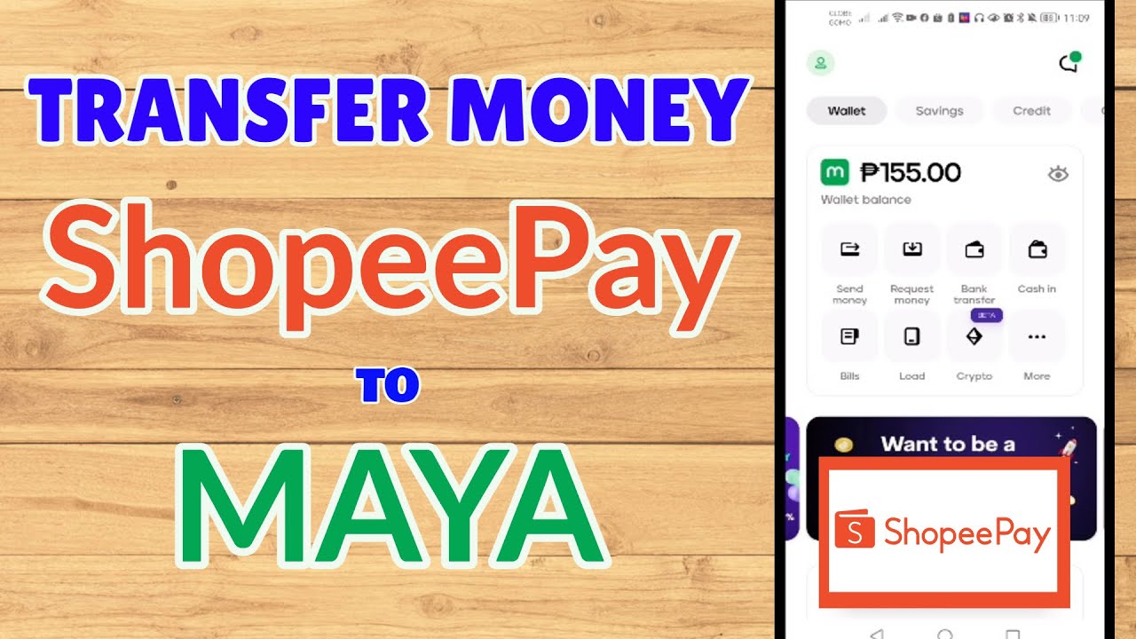 shopee to maya money transfer free online - YouTube