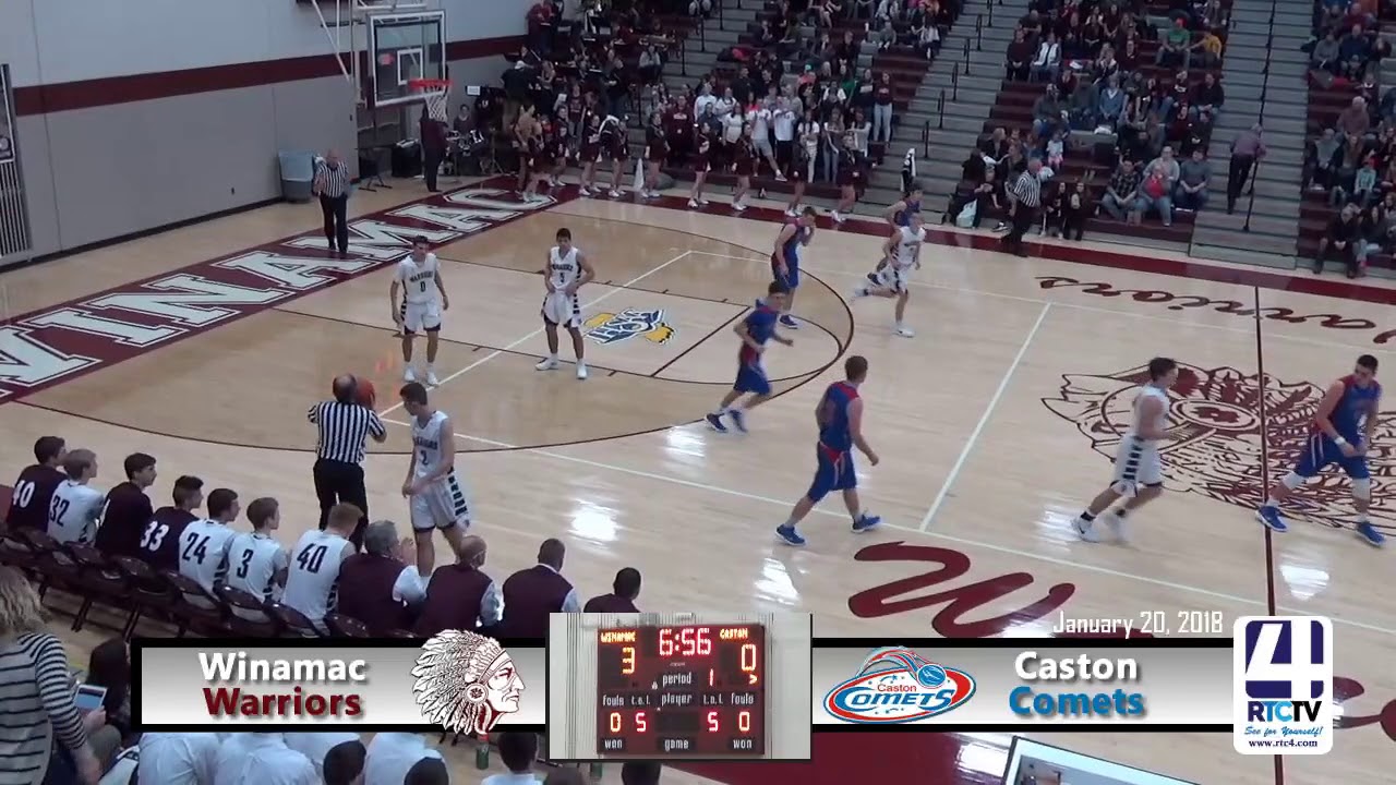 SC Caston Boys Basketball at Winamac 01 20 18final - YouTube