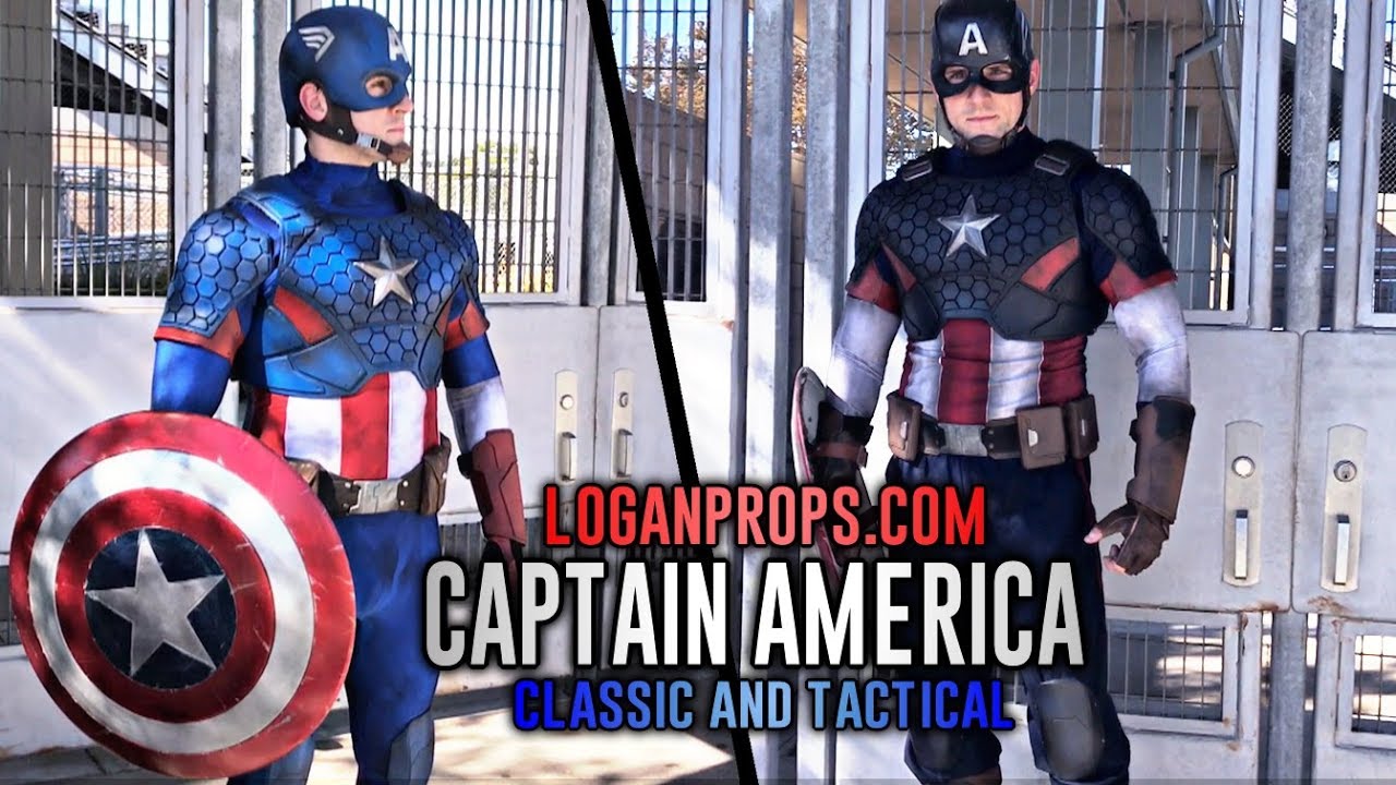 LoganProps.com - Captain America Costume Classic and Tactical Styles ...